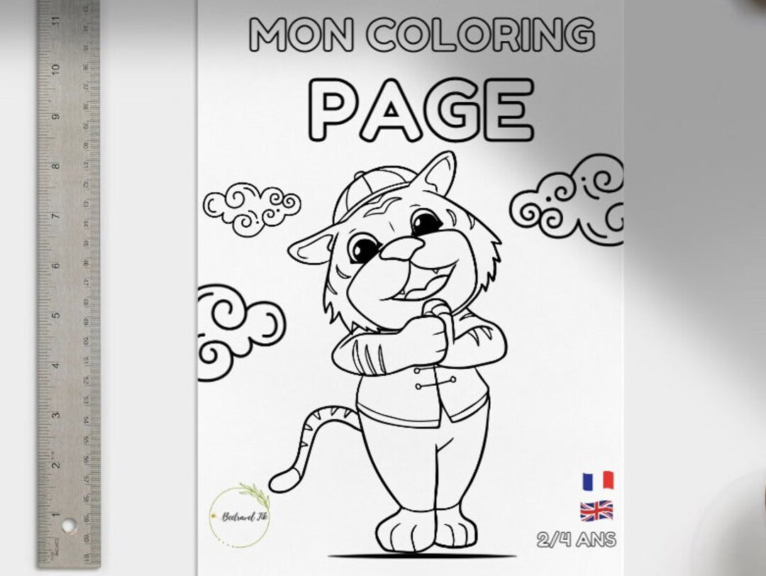 Animals Coloring Pages Cahier De Coloriage Pour Enfants - Etsy