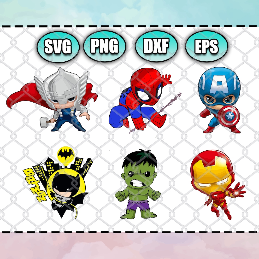 Baby Superhero SVG Bundle Superhero Vector Superhero Outline - Etsy UK