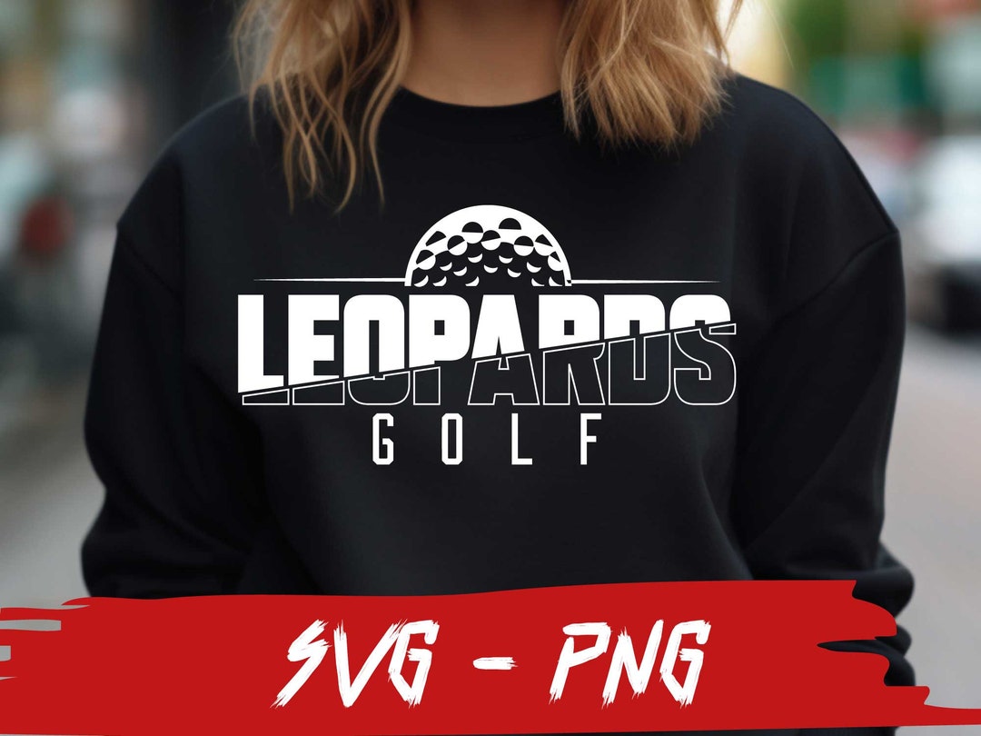 Leopards Golf SVG and PNG File, Mascot Png File, School Team Svg ...