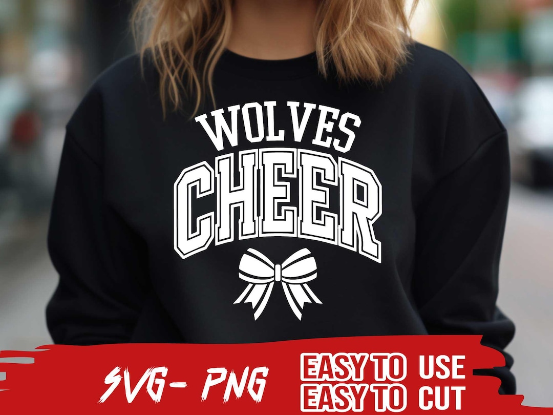 Wolves Cheer Design, SVG and PNG, School Team Design, Wolves ...
