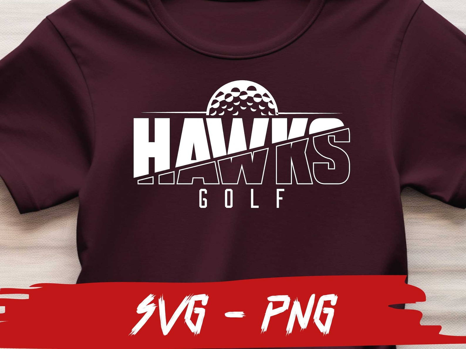 Hawks Golf Shirt Design Svg and Png File, Golf Champions, Hawks School ...