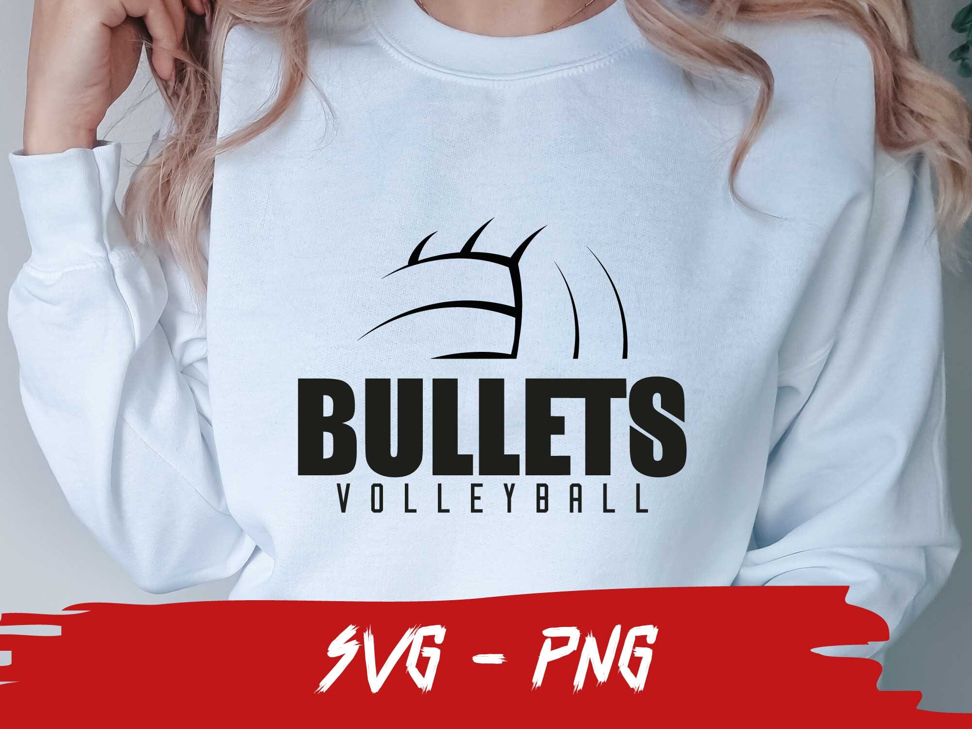Bullets Volleyball, Bullets Svg, Halfball Shirt, School Team Svg ...