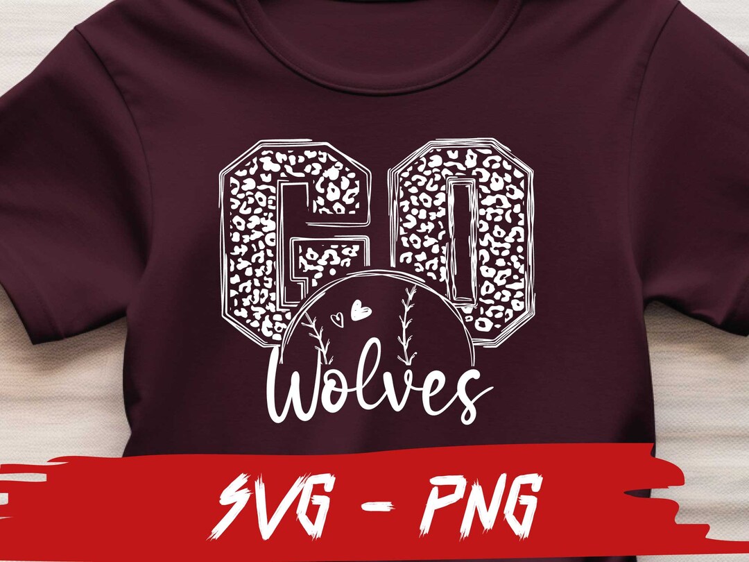 Go Wolves Baseball, Wolves Softball, Leopard Shirt, Go Softball Png ...