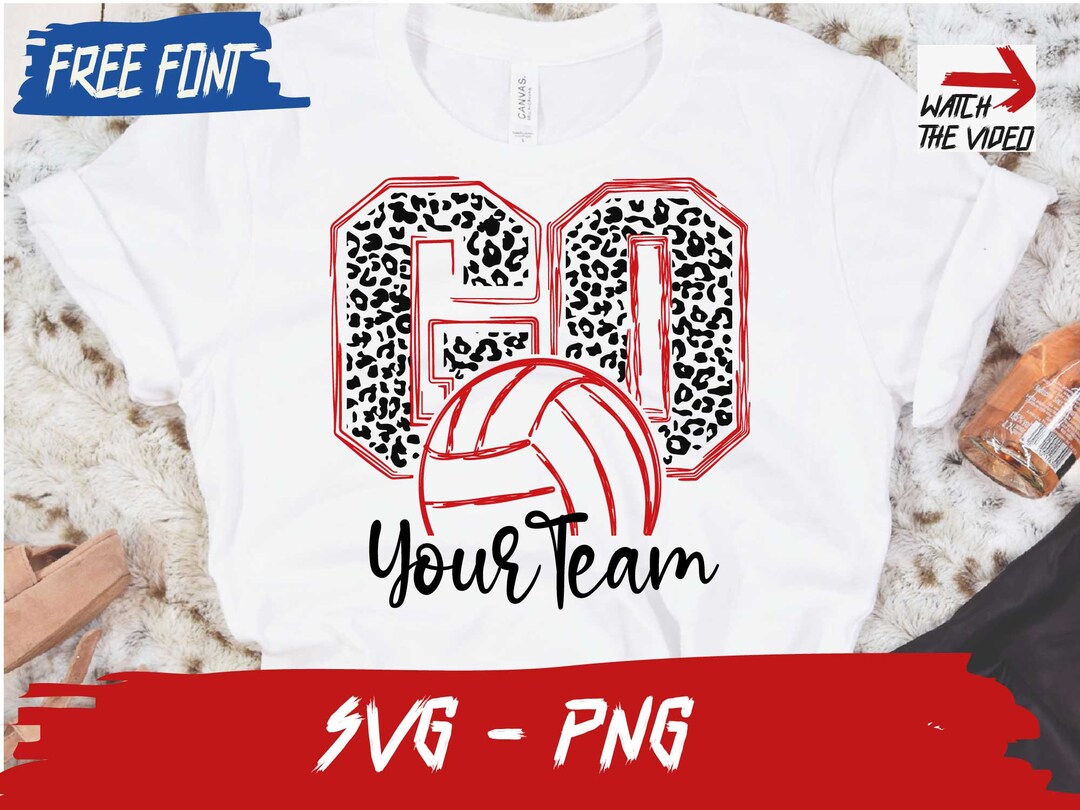 Custom Volleyball SVG, Go Volleyball Svg, Custom Volleyball PNG ...