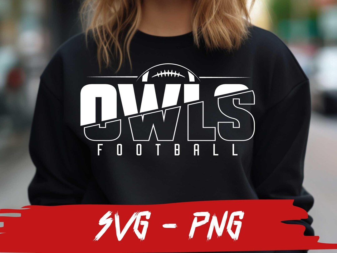 Owls Football SVG and PNG File, Mascot Png File ,school Team Svg ...