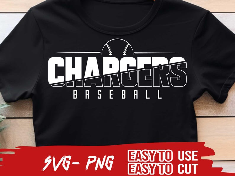 Chargers Baseball SVG and PNG File, Mascot Png File ,school Team Svg ...