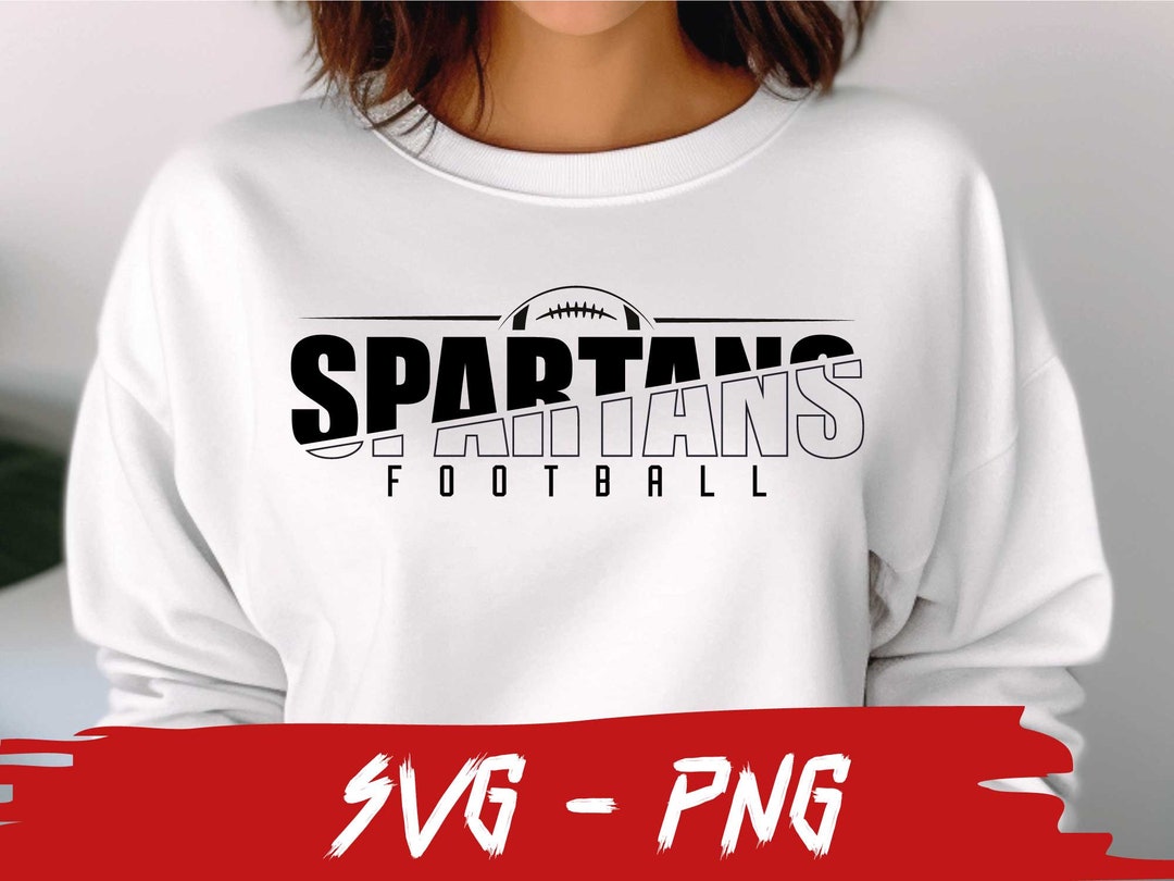 Spartans Football SVG and PNG File, Mascot Png File, School Team Svg ...