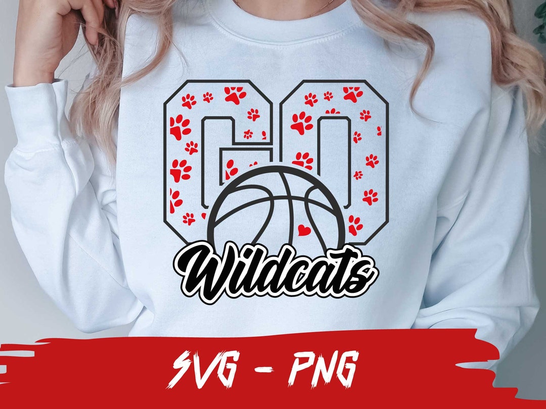 Go Wildcats Svg Wildcats Basketball Go Basketball Png - Etsy