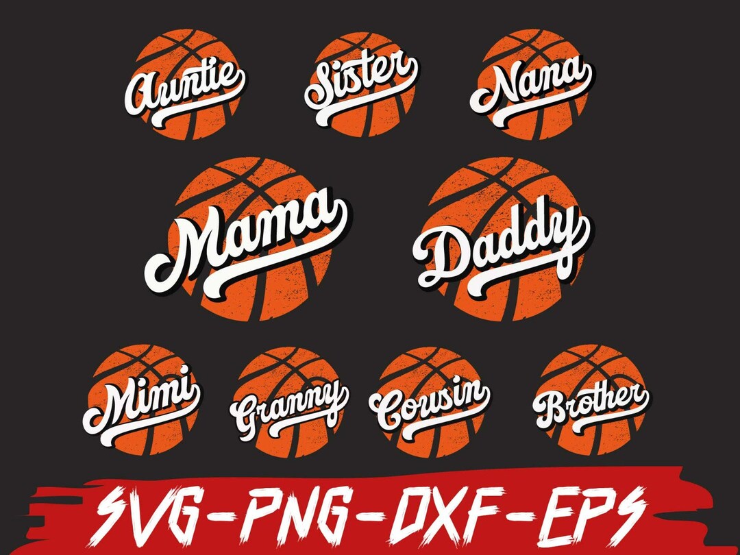 Basketball Family Bundle, Basketball Bundle, Family Sport Png ...