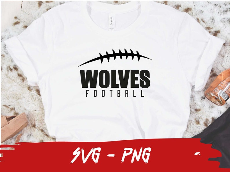 Wolves Svg Wolves Football Halfball Png School Team Svg - Etsy