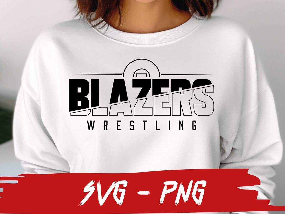 Blazers Wrestling SVG and PNG File, Mascot Png File ,school Team Svg ...