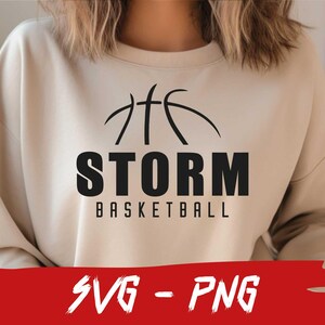 Storm Basketball, Storm Svg, Halfball Shirt, School Team Svg, College ...