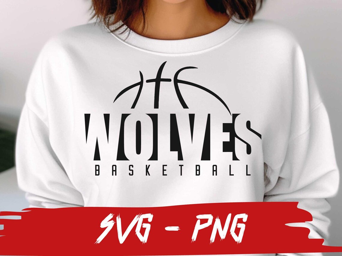 Wolves Basketball ,SVG and PNG File, Mascot Png File ,school Team Svg ...
