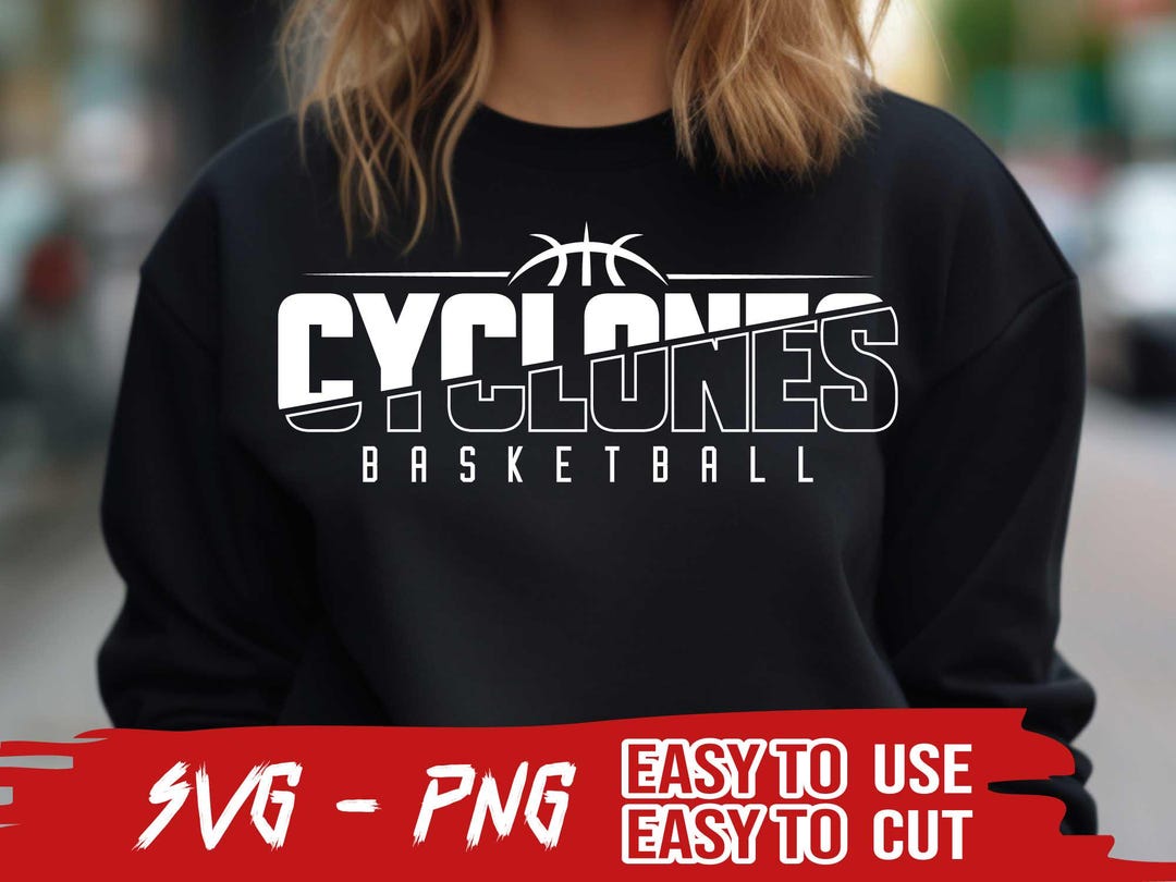 Cyclones Basketball SVG and PNG File, Cyclones Mascot File, School Team ...