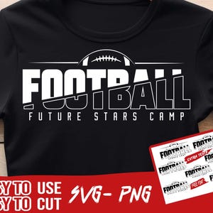 Football Summer Camp, 6+ SVG and PNG Files, Custom Diy Design ...