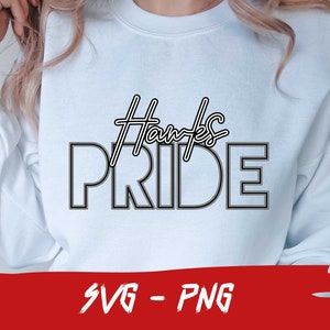 Hawks Pride Svg, Hawks Football Png, Hawks School Team, College Team , Mascot Svg - Etsy