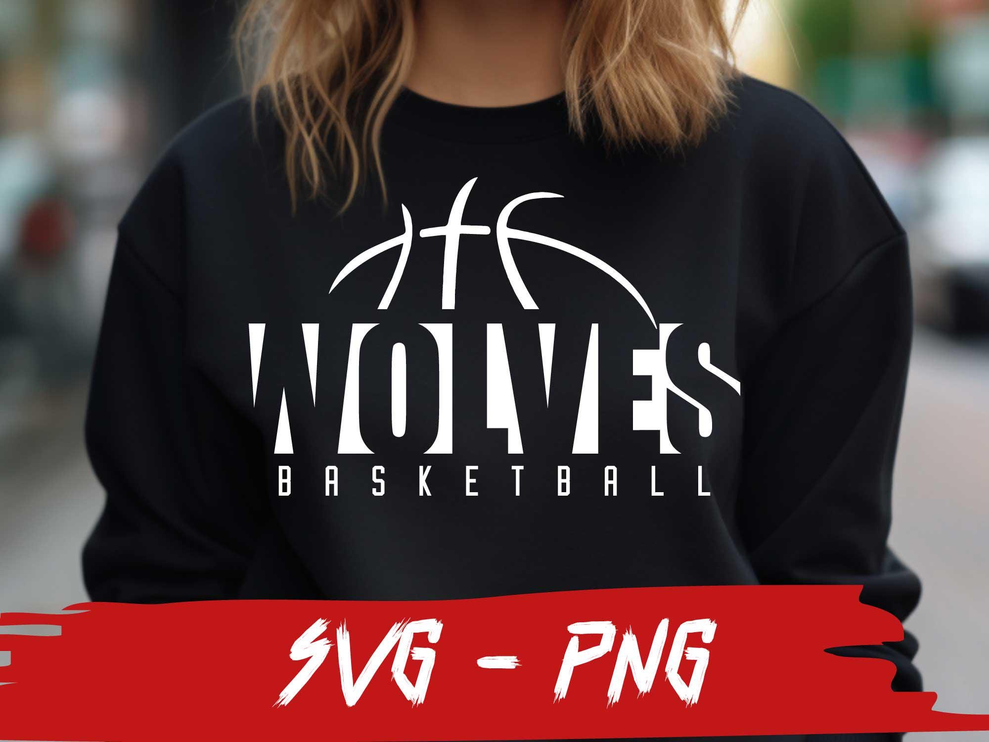 Wolves Basketball ,SVG and PNG File, Mascot Png File ,school Team Svg ...