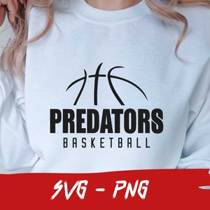 Predators Basketball, Predators Svg, Halfball Shirt, School Team Svg ...