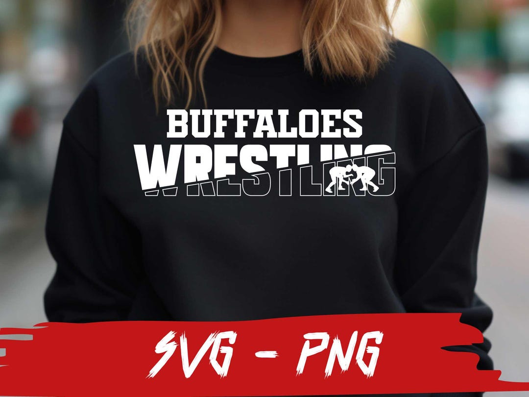 Buffaloes Wrestling Svg, School Team Png, College Team Svg, Mascot ...