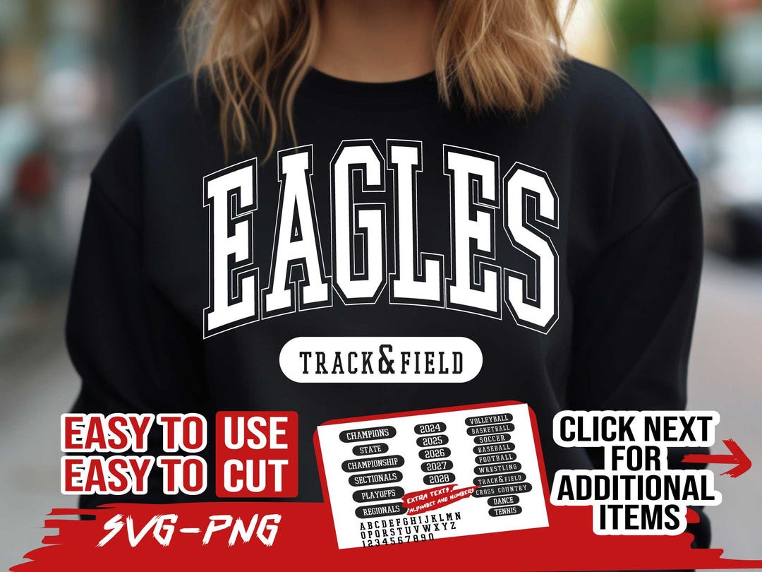 Eagles Bundle +21 Svg and Png, Eagles Track and Field Team, Eagles ...