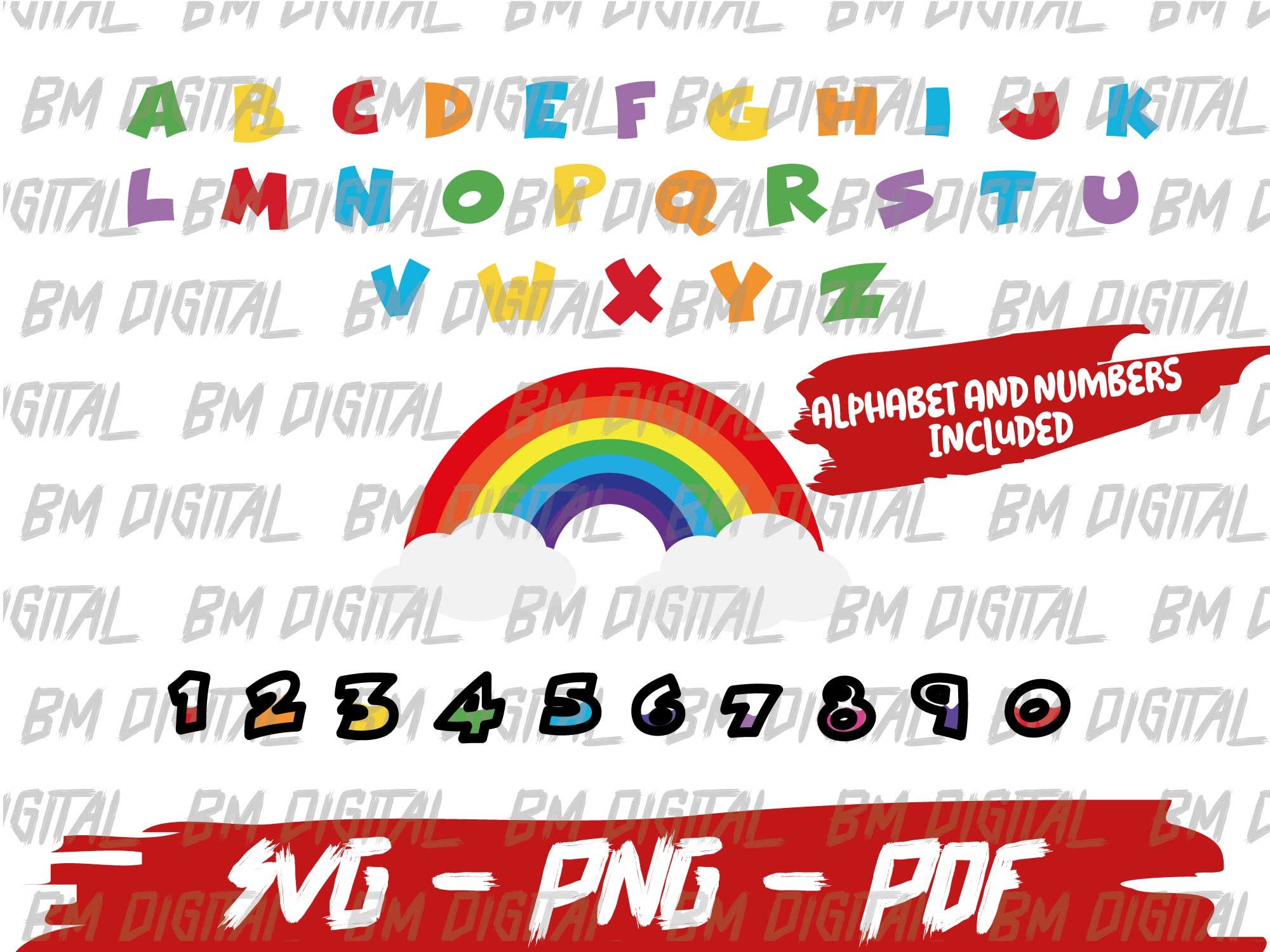Numberblocks Svg Bundle, Birthday Cartoon Png-svg, Layered Number ...