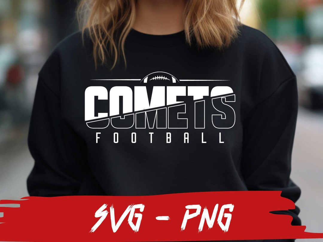 Comets Football SVG and PNG File, Mascot Png File ,school Team Svg ...