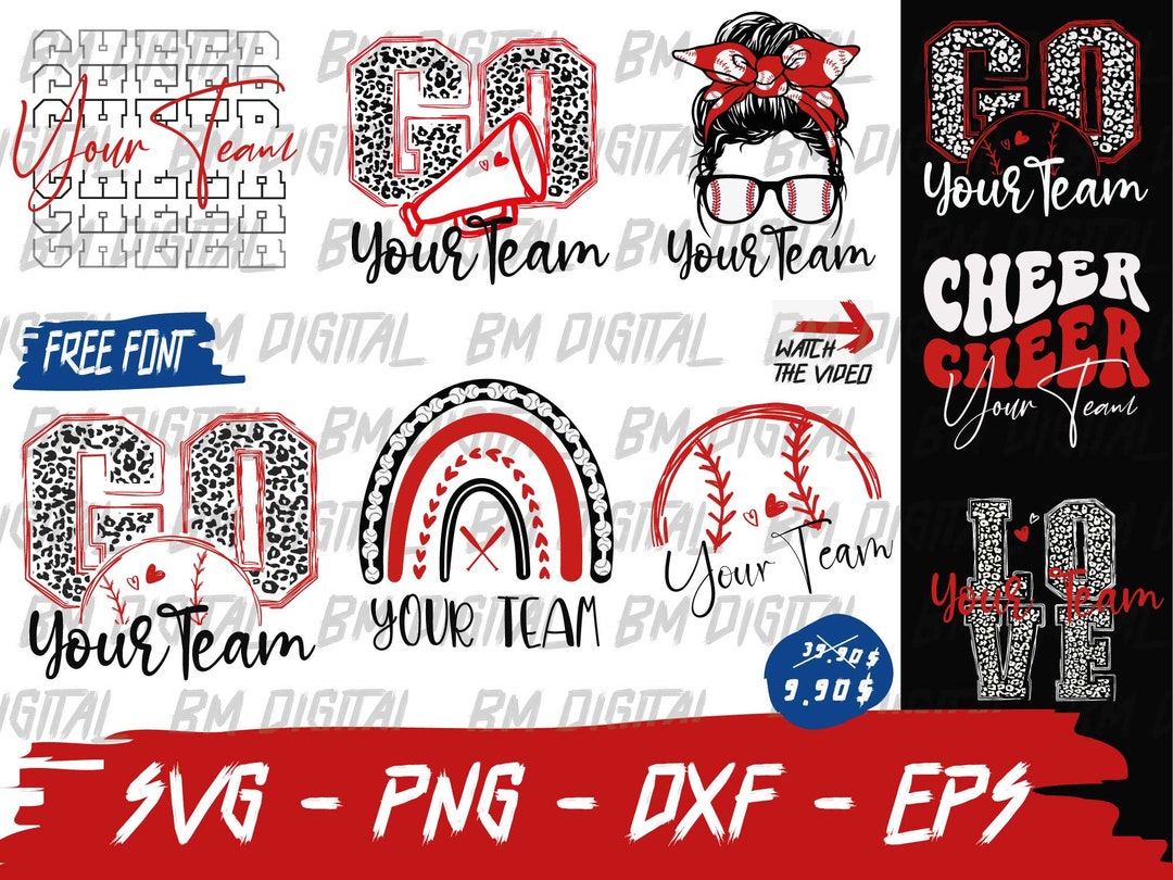 Custom Baseball Bundle, Baseball Team Svg, Baseball Your Team, School ...