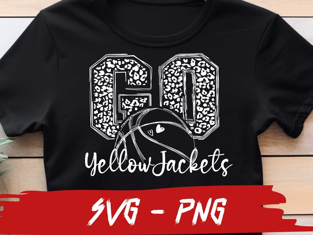 Go Yellow Jackets Basketball, Yellow Jackets Basketball, Leopard Shirt ...
