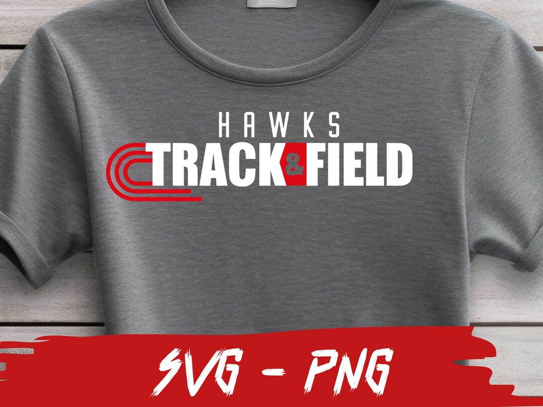 Hawks Track and Field Team, SVG and PNG File, Mascot Png File, Hawks ...