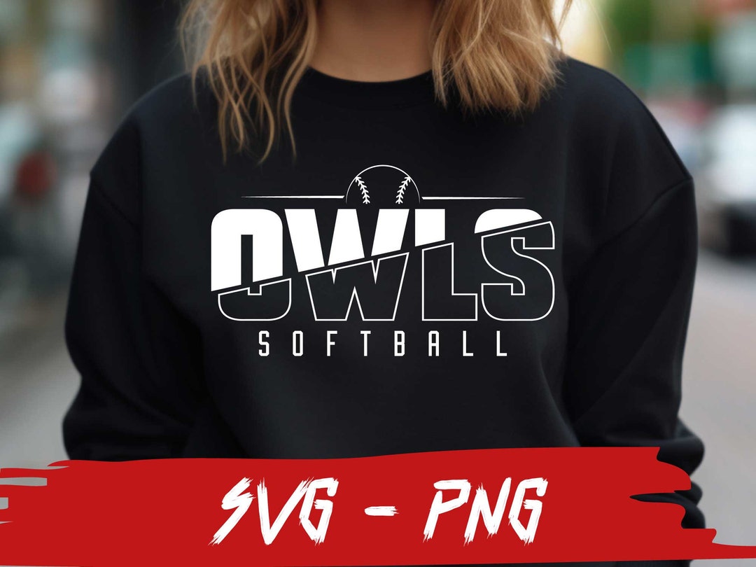 Owls Softball SVG and PNG File, Mascot Png File ,school Team Svg, Owls ...