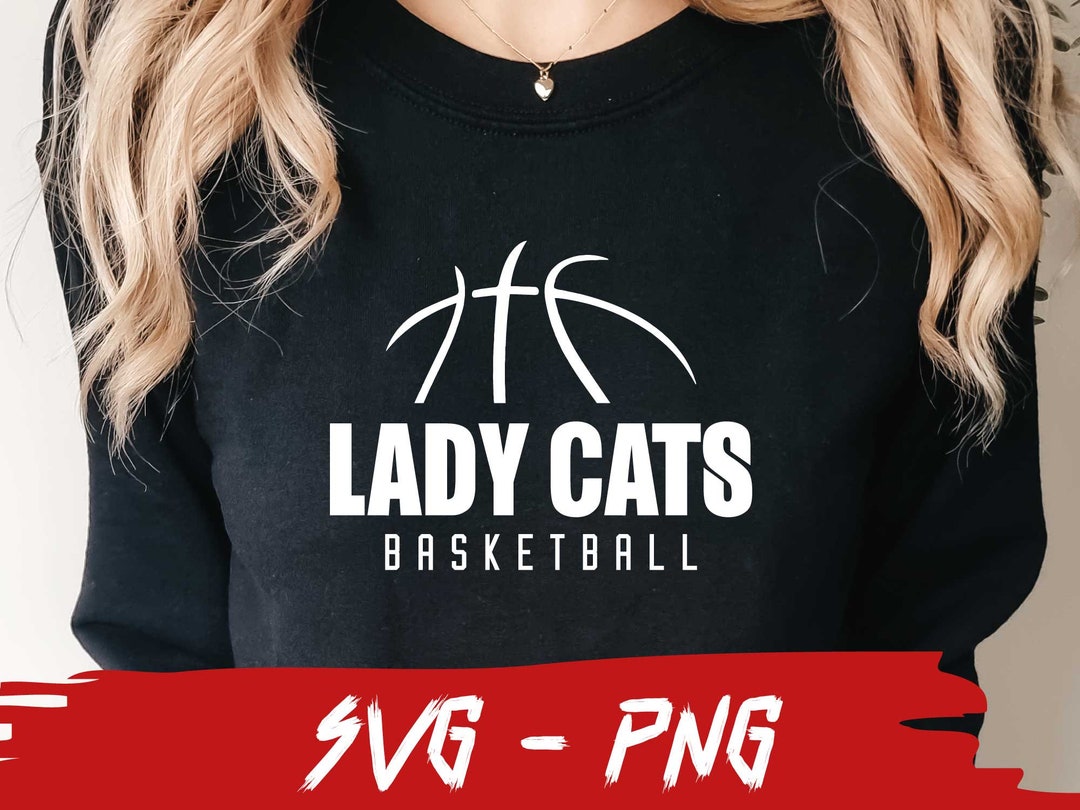 Lady Cats Basketball, Halfball Png, Lady Cats Svg, School Team Svg ...