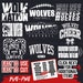 Wolves Football SVG and PNG File, Mascot Png File ,school Team Svg ...