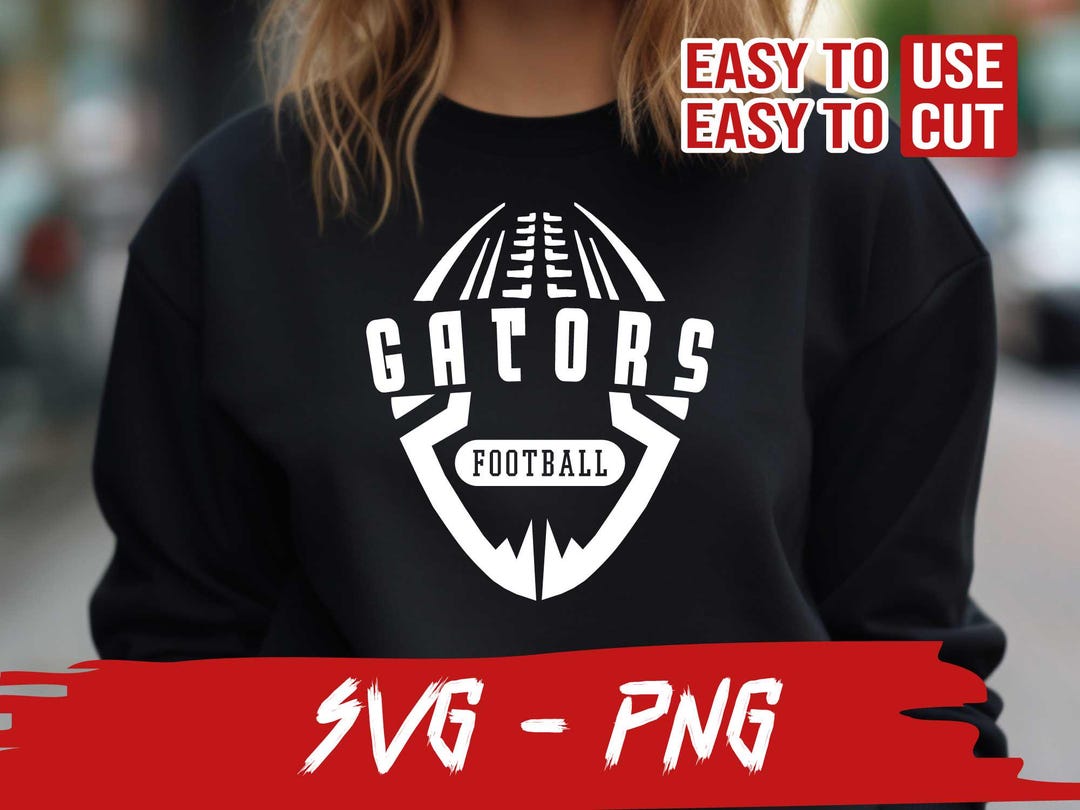 Gators Football, SVG and PNG File, Football Team Shirt, School Team Svg ...