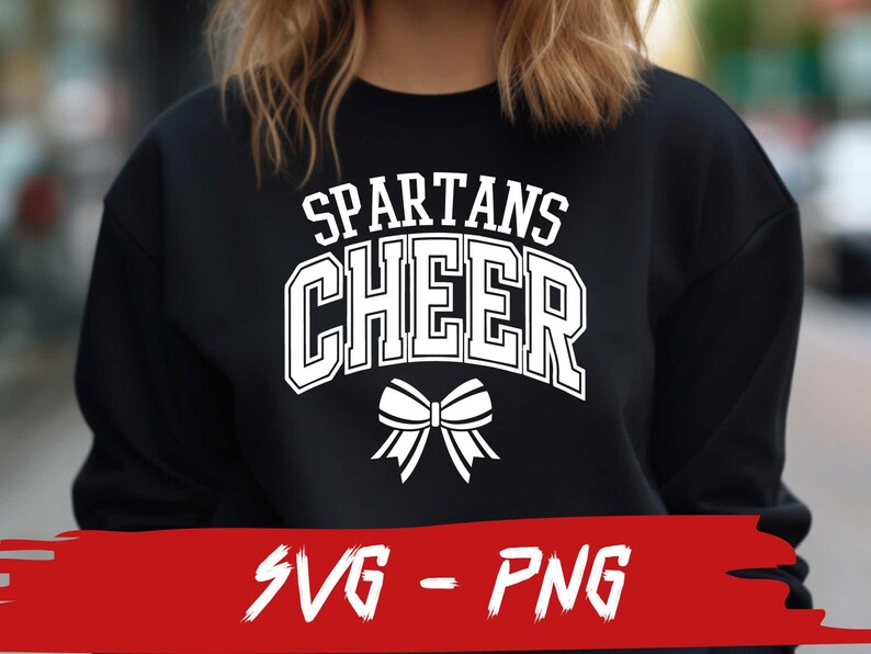 Spartans Cheer Bundle, 6x SVG and 6x PNG, School Team Design, Mascot ...