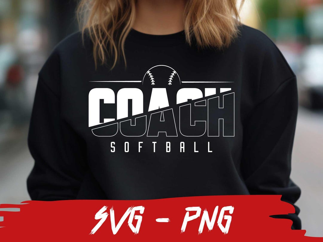 Softball Coach SVG and PNG , School Softball , College Softball ...