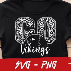 Vikings Baseball Svg, Go Vikings Png File, Vikings Shirt Design, School ...