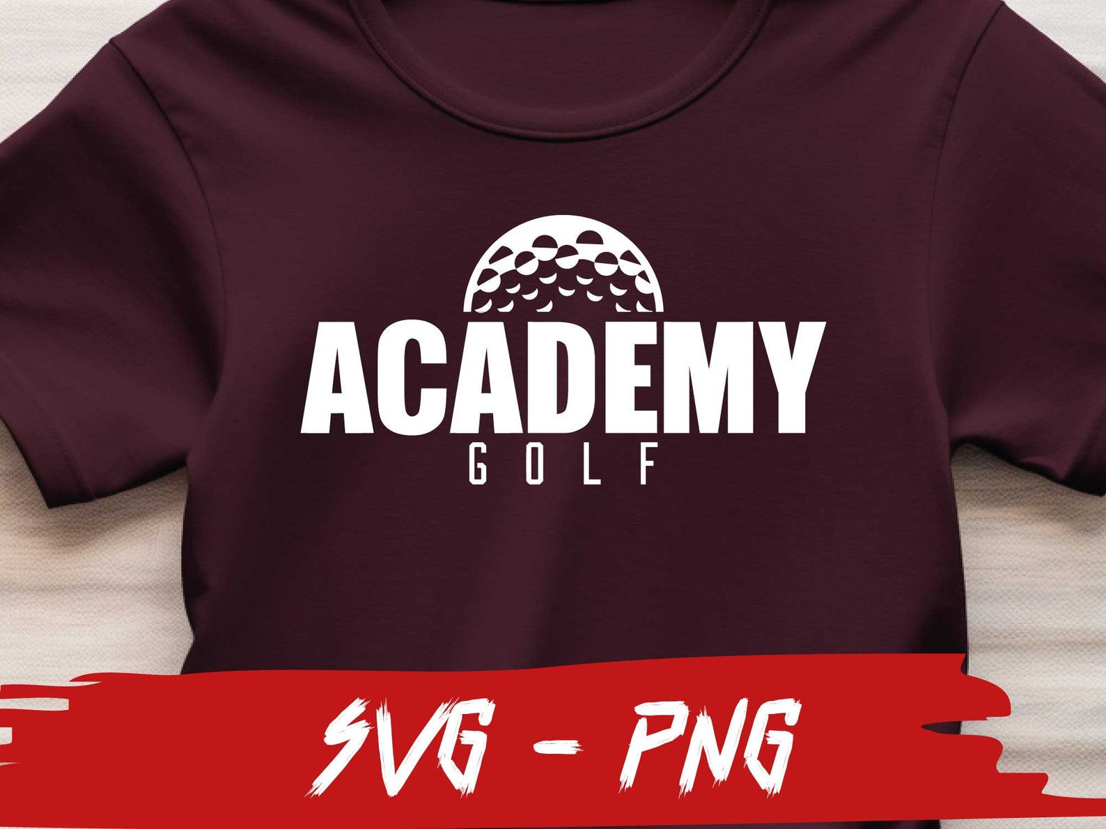 Academy Golf Shirt Design Svg and Png File, Golf Champions, Academy ...