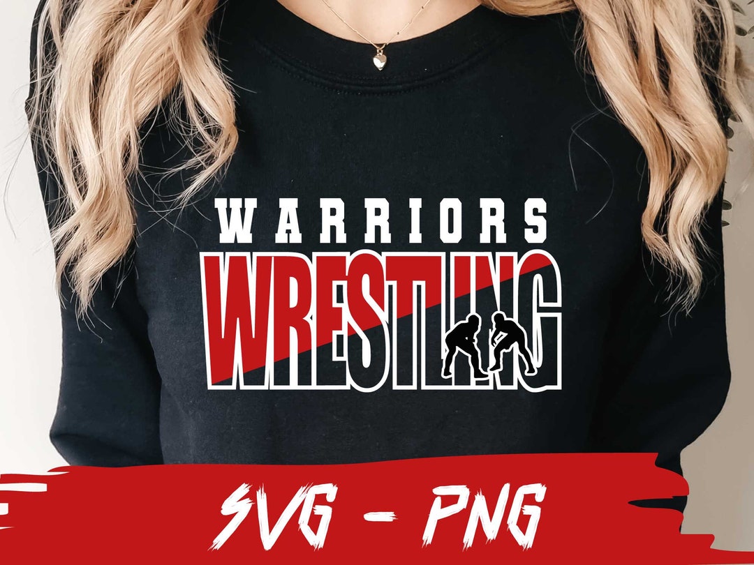 Warriors Wrestling Svg, School Team Png, College Team Svg, Mascot ...