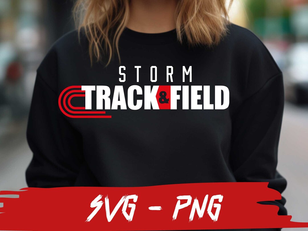 Storm Track and Field Team, SVG and PNG File, Mascot Png File, Storm ...