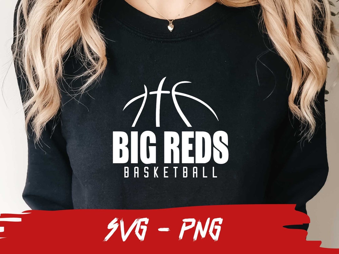 Big Reds Basketball, Big Reds Svg, Halfball Shirt, School Team Svg ...