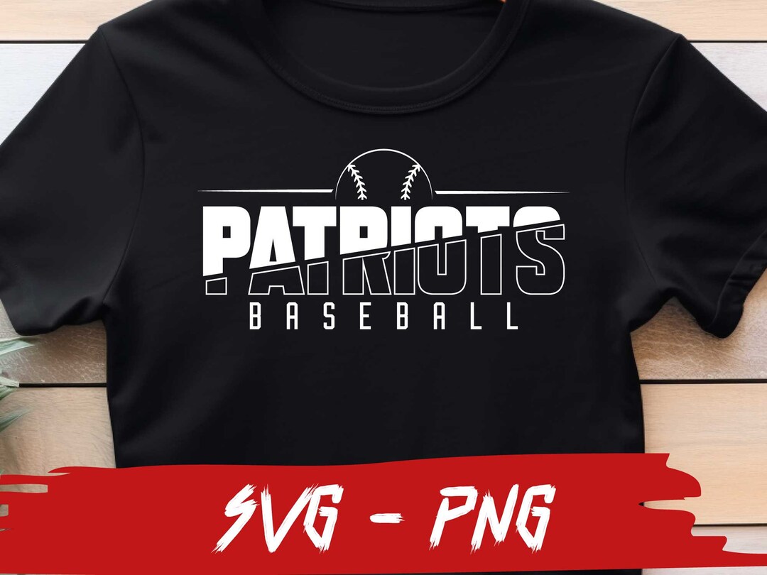 Patriots Baseball SVG and PNG File, Mascot Png File, School Team Svg ...