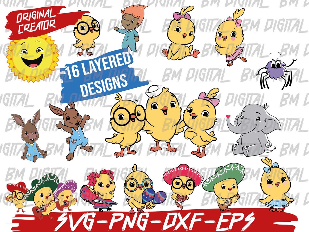 Canticos Svg Bundle, Kiki Svg Digital File, Canticos Bundle Svg, Kiki ...