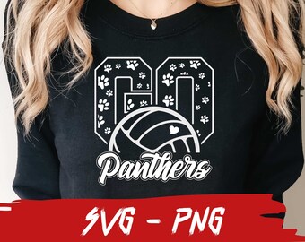 Go Panthers Svg Eps Png Dxf, Panthers Svg, Panthers Team Svg, Football ...