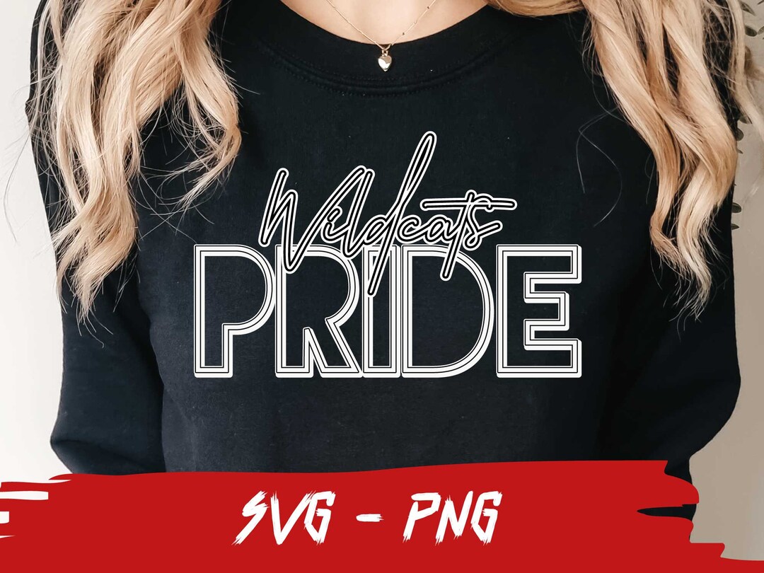 Wildcats Pride Svg, Wildcats Football Png, School Team, College Team ...
