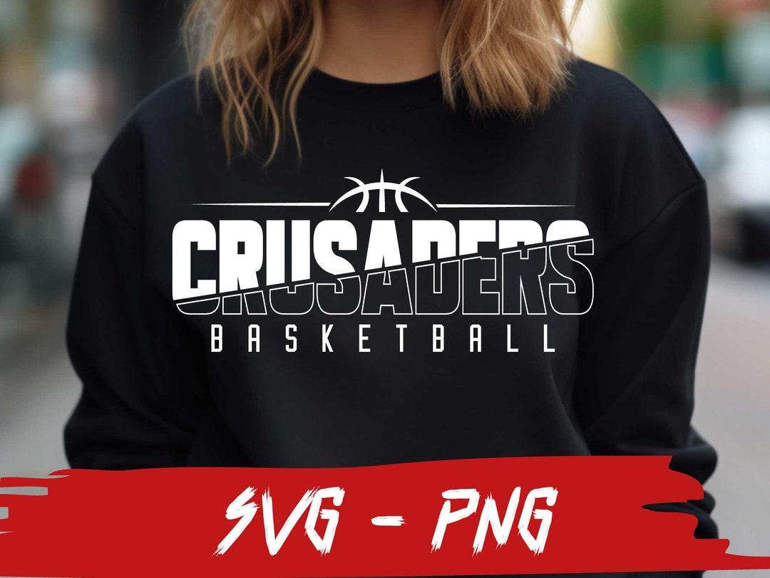 Crusaders Basketball SVG and PNG File, Mascot Png File ,school Team Svg ...