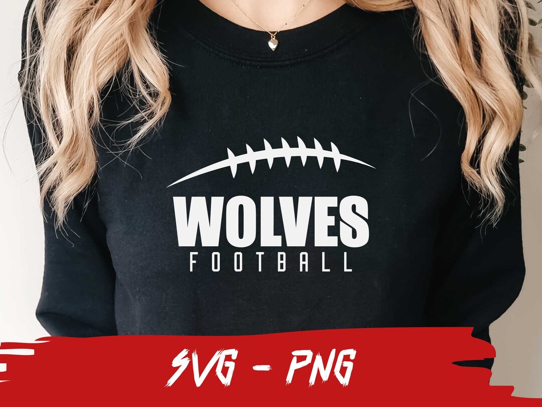 Wolves Svg Wolves Football Halfball Png School Team Svg - Etsy
