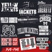 Yellow Jackets Volleyball Bundle, 9x SVG and 18x PNG File , School Team ...