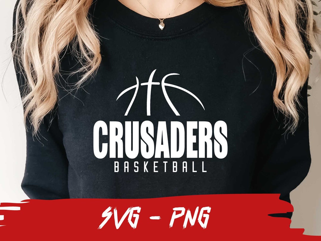 Crusaders Basketball, Crusaders Svg, Halfball Shirt, School Team Svg ...