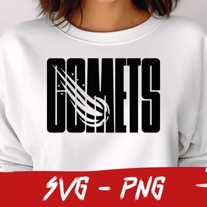 Comets Basketball Bundle, SVG and PNG File , School Team Svg, Comets ...