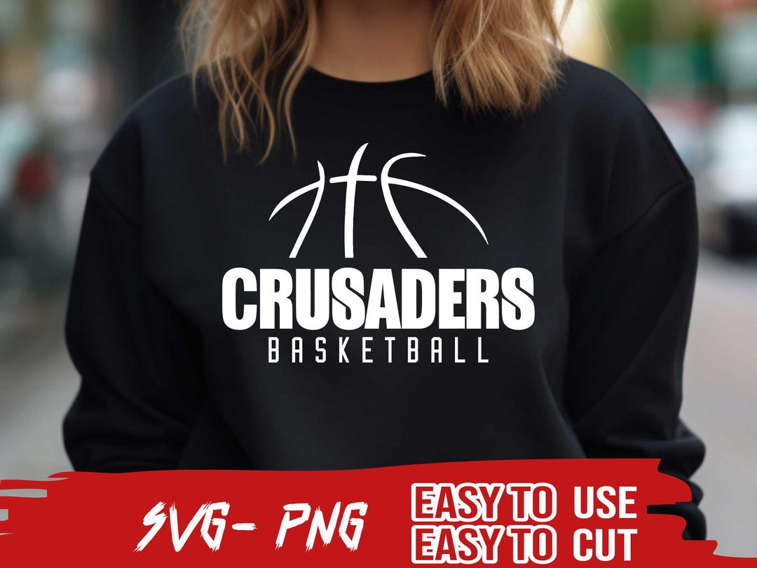 Crusaders Basketball, Crusaders Svg, Halfball Shirt, School Team Svg ...